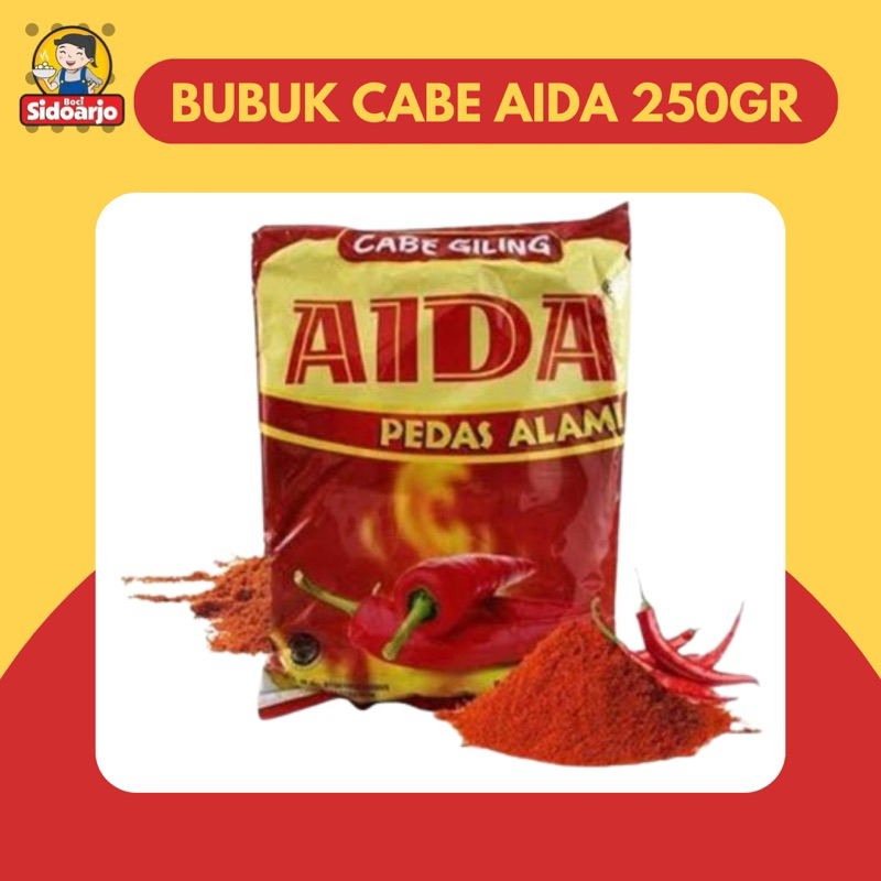 Jual Cabe bubuk aida 250 gram pedas alami | Shopee Indonesia