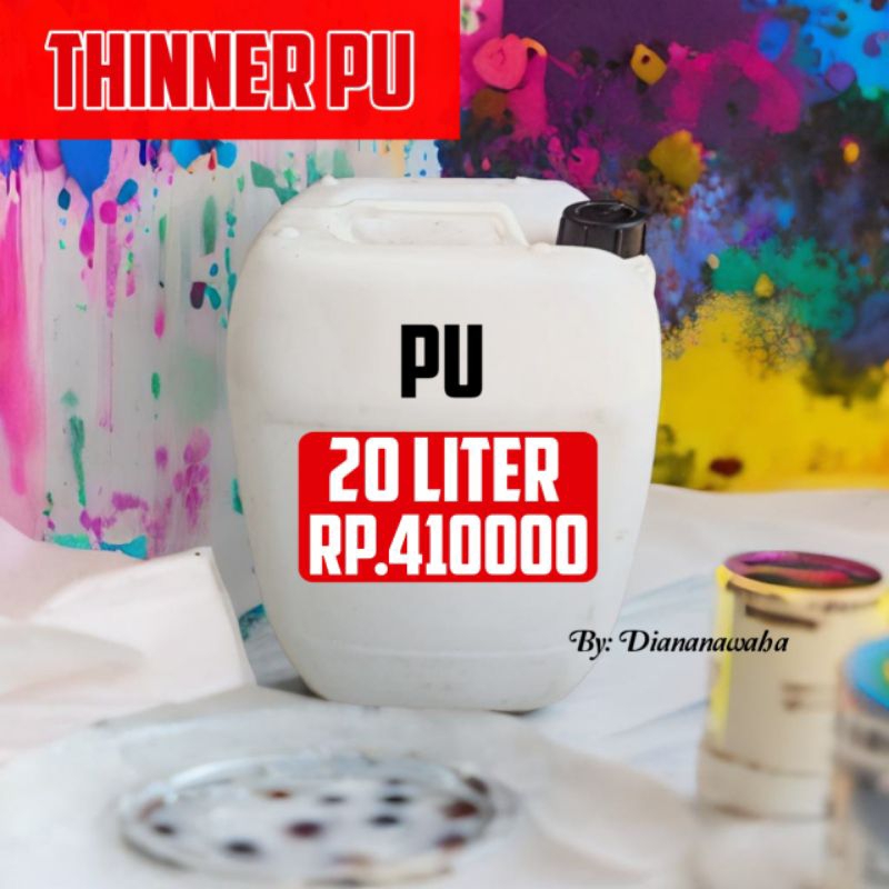 Jual Jual Thinner 20 liter PU/HG/PU Extra slow (Khusus jasa kirim ...
