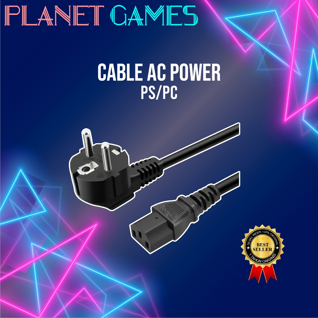 Jual KABEL POWER [ PLANET GAMES ] Multifungsi [HIGH QUALITY] | Shopee ...