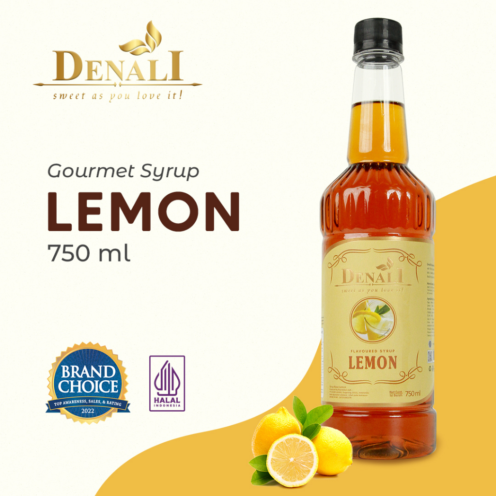 Jual Denali - Syrup Lemon 750ml - Sirup Minuman Rasa Lemon | Shopee ...