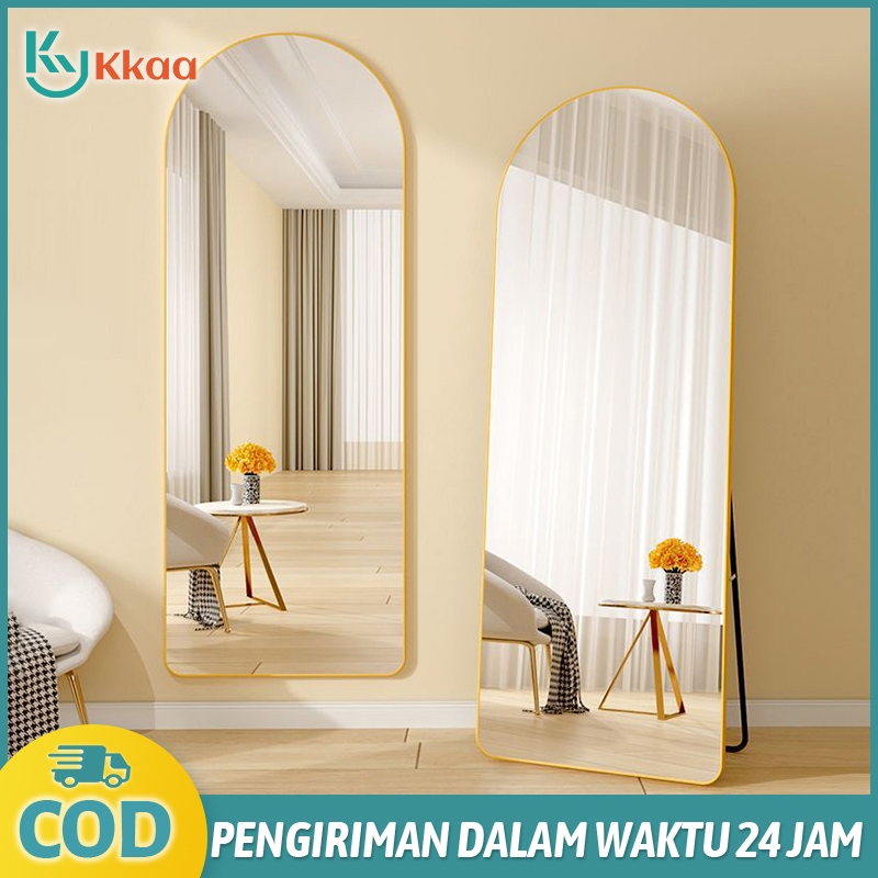 Jual Standing Mirror Oval Full Body / Cermin Kaca Termurah Standing ...