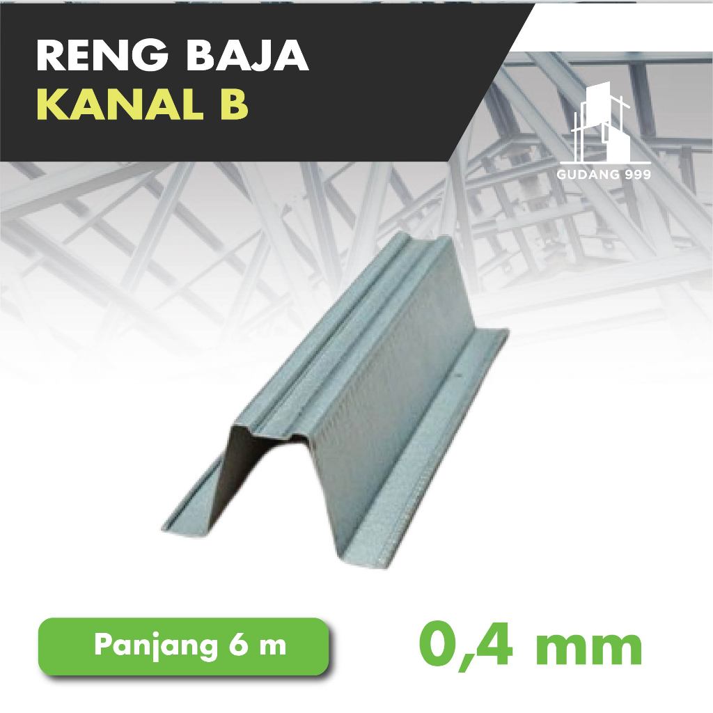 Jual RENG BAJA RINGAN R28 0,4 mm FULL / BATTEN RENG / RENG BAJA / KANAL ...