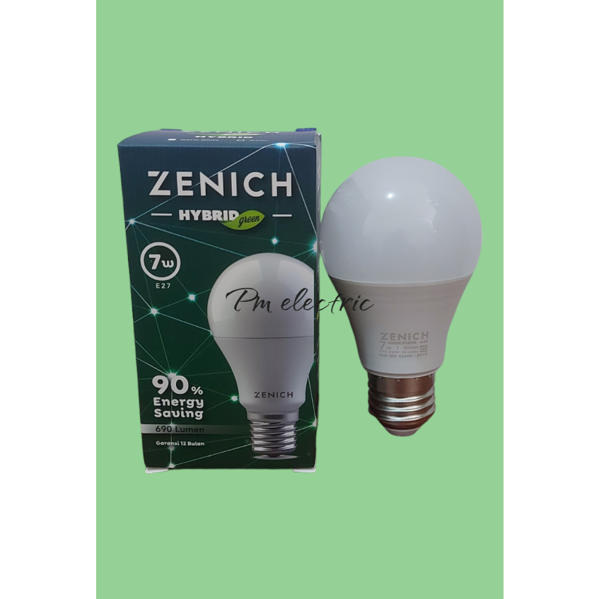 Jual LAMPU LED ZENICH HYBRID BULB 7 WATT GARANSI 1 TAHUN | Shopee Indonesia