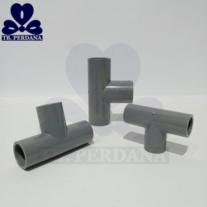 Jual Tee Sambungan Pipa Ukuran 1/2", 3/4", 1" Merek Rucika/Vinilon | TB ...