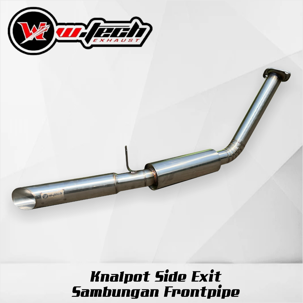 Jual W.TECH Knalpot Bolt on Side Exit Innova Fortuner 2kd/Non vnt/2gd ...