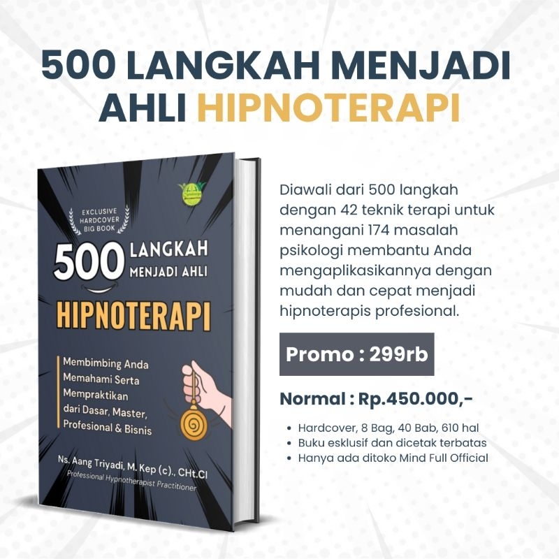 Jual 500 Langkah Menjadi Ahli Hipnoterapi | Shopee Indonesia