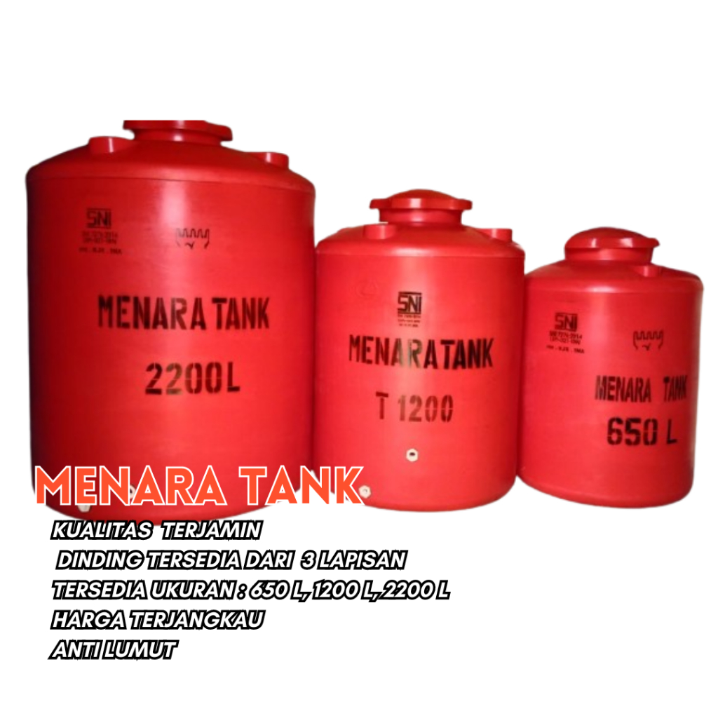 Jual (BACA DESKRIPSI SBLM MEMESAN) TANDON AIR MENARA 650 L/1200 L/2200 L | Shopee Indonesia
