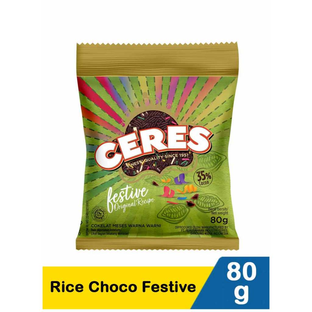 Jual ceres Hagelslag Rice Choco Classic 80G dan Rice Choco Festive 80G ...