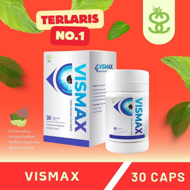 Jual vismax 100% original asli obat mata minus katarak rabun vitamin ...
