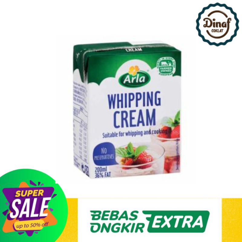 Jual Arla Whipping Cream 200 Ml | Shopee Indonesia