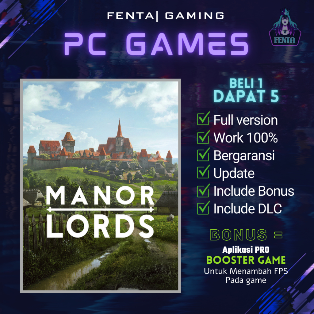 Jual MANOR LORDS - GAME PC - GAME LAPTOP | Shopee Indonesia