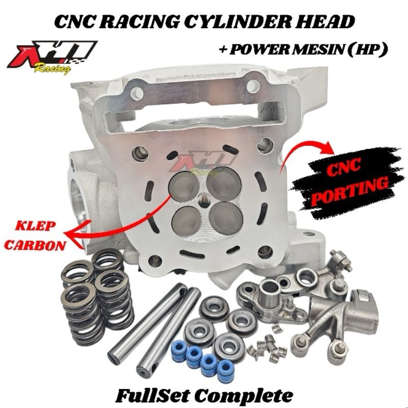 Jual CYLINDER BLOK HEAD AEROX NEW NMAX 155 WR155 XSR 155 R15 NEW VVA V3 ...