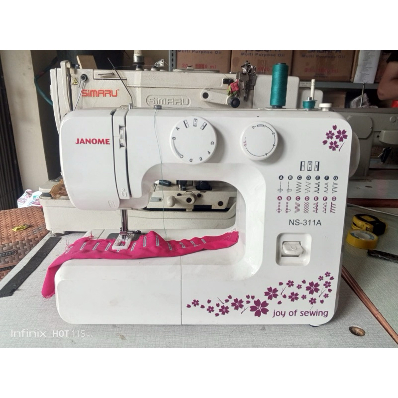 Jual MESIN JAHIT PORTABLE JANOME / SINGER / VERITAS BEKAS/SECOND ...