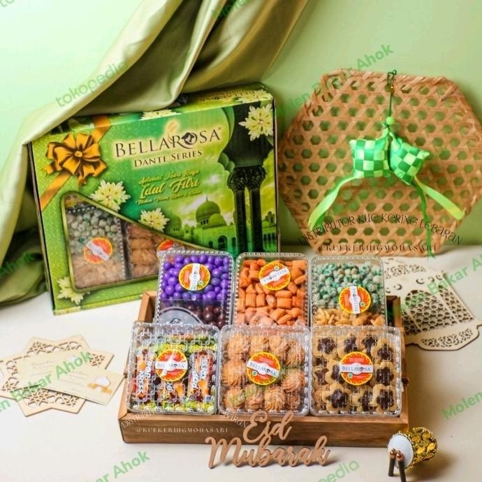Jual Parcel Lebaran Hampers Kue Kering Hari Raya Idul Fitri Isi 6 Toples | Shopee Indonesia