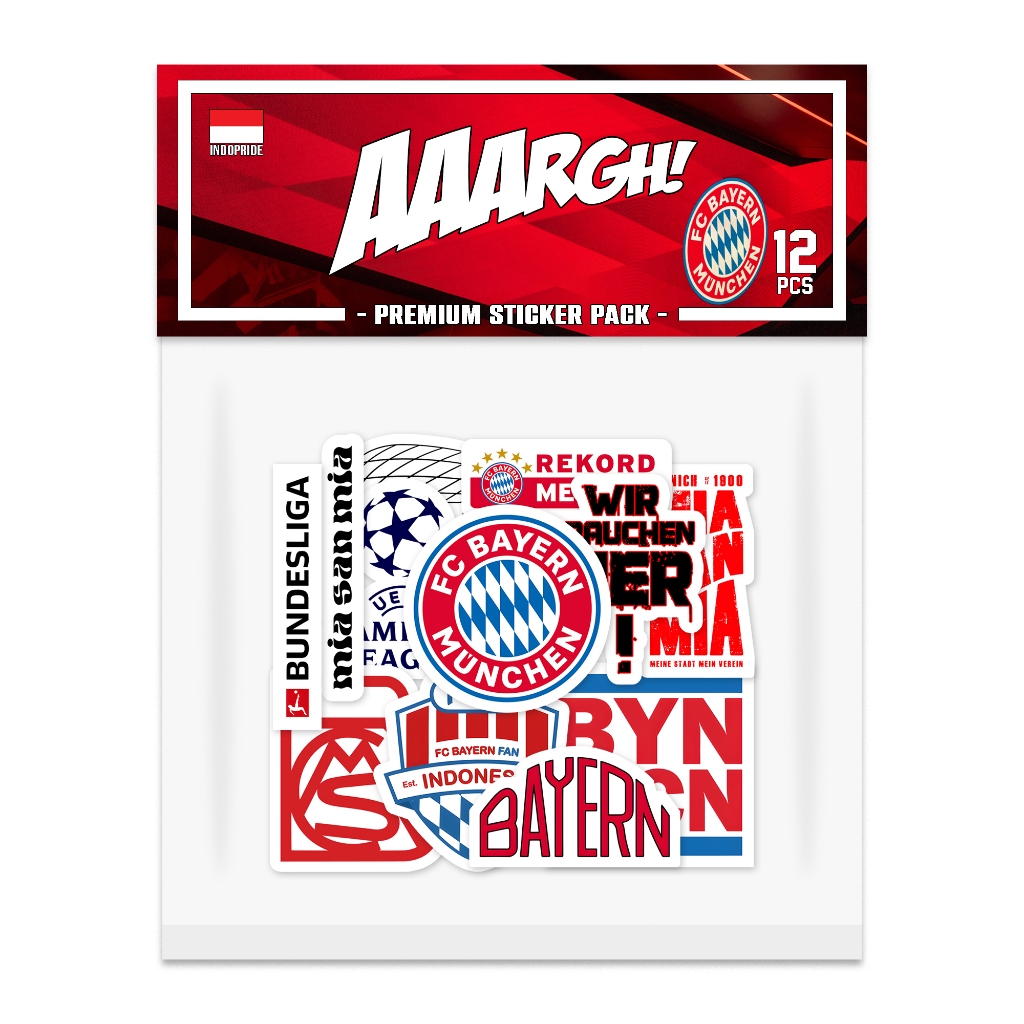 Jual BAYERN MUNCHEN Sticker Pack vol. 1 (Mia San Mia) | Shopee Indonesia