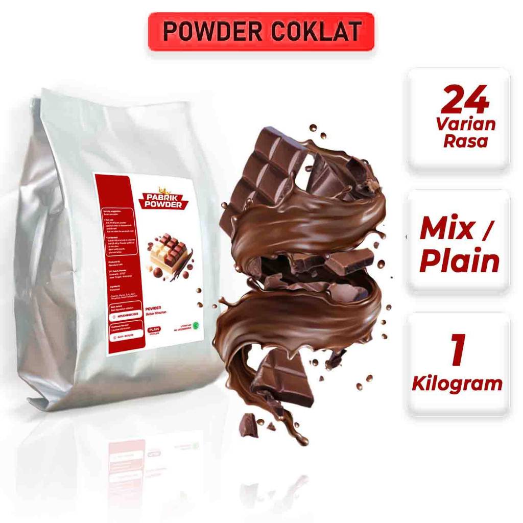 Jual Powder Coklat 1000 Gram - Grade 2, Chocolate Powder Drink, Bubuk Minuman Cokelat | Shopee ...