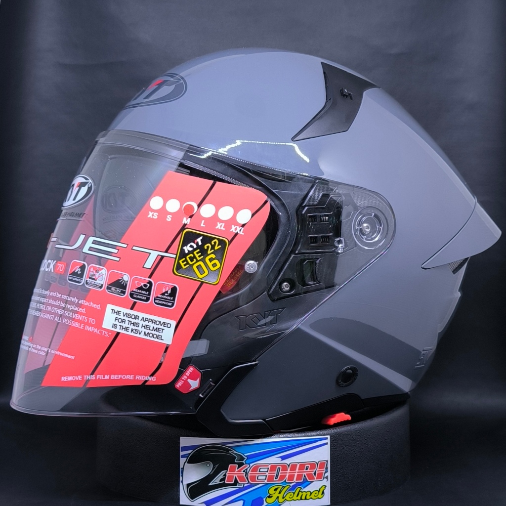 Jual Helm KYT TTR JET Solid Polos | Shopee Indonesia