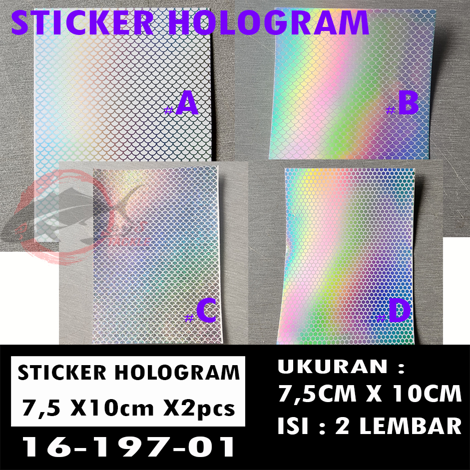 Jual STICKER HOLOGRAM METAL JIG | Shopee Indonesia