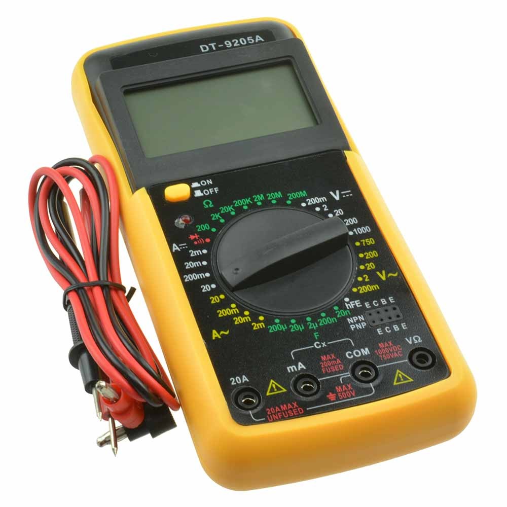 Jual DIGITAL MULTIMETER MULTI TESTER DT- 9205A AVO METER DT-9205A ...
