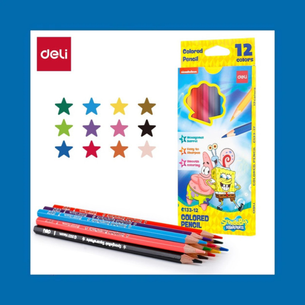 Jual DELI PENSIL 12 WARNA C133-12 | Shopee Indonesia
