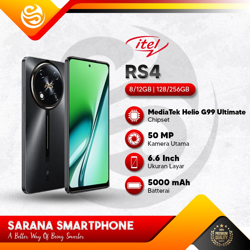 Jual Itel RS4 RAM 8/128GB 12/256GB NFC G99 Ultimate 45W Power Charge ...