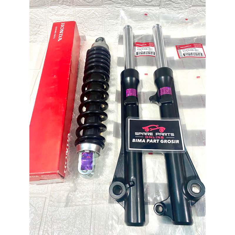 Jual PAKET KOMPLIT SHOCKBREAKER DEPAN + BELAKANG HONDA BEAT FI, VARIO 110 FI, SCOOPY FI, SPACY ...