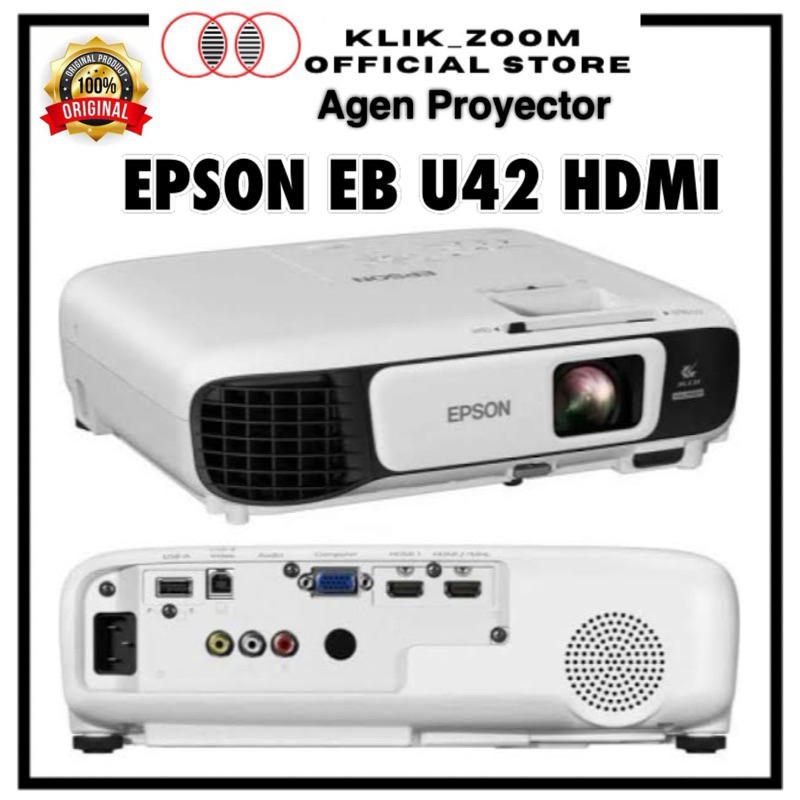 Jual PROYECTOR EPSON EB U42 HDMI ORIGINAL | Shopee Indonesia
