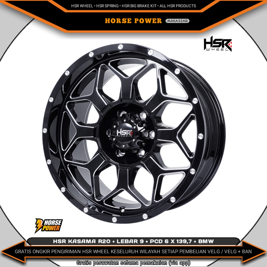 Jual Velg R20 • Mobil 6 Baut Roda • Single Pcd 6 x 139,7 • Hsr Kasama ...
