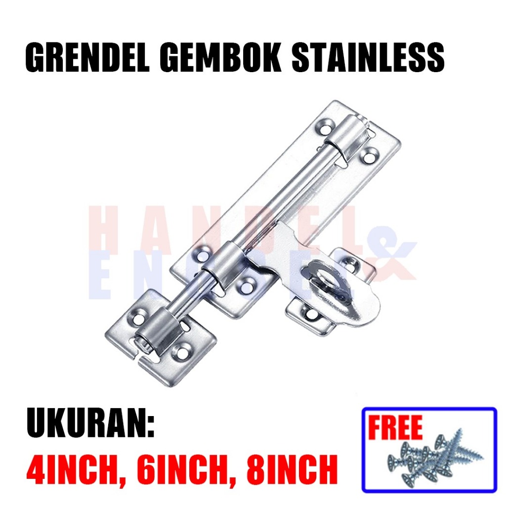 Jual Grendel Gembok Pintu Slot Stainless / Grendel Slot Pintu Gembok ...