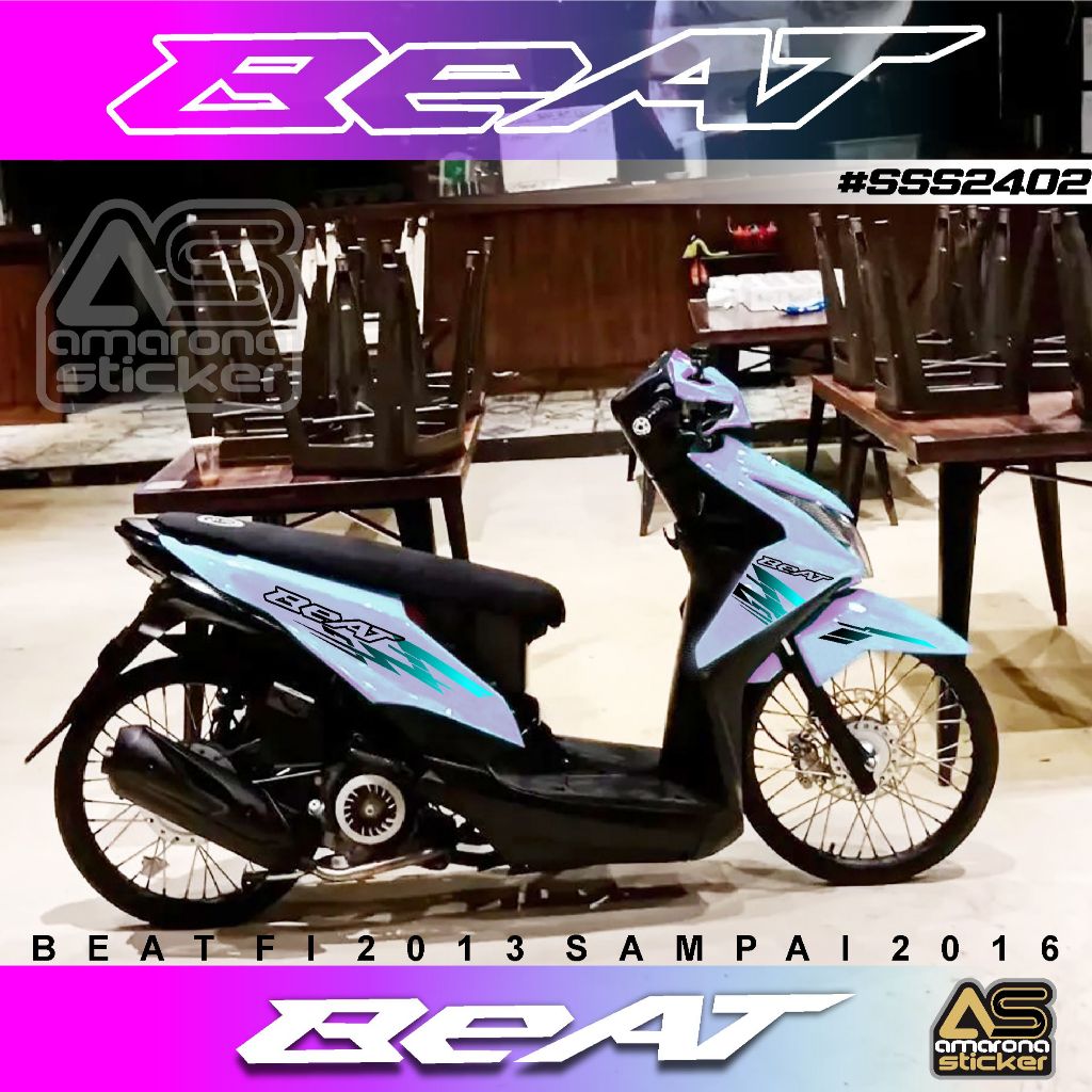 Jual STICKER STRIPING VARIASI BEAT FI 2013-2015 STRIPING VARIASI BEAT ...