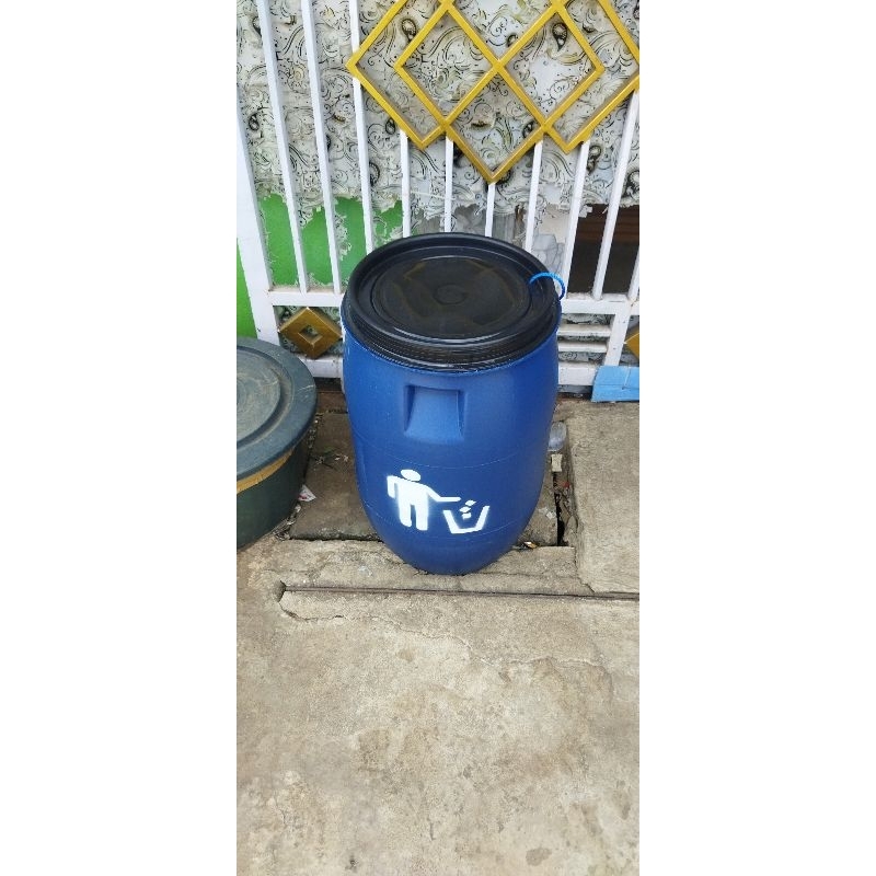 Jual tong sampah ukuran tong biru 60L | Shopee Indonesia