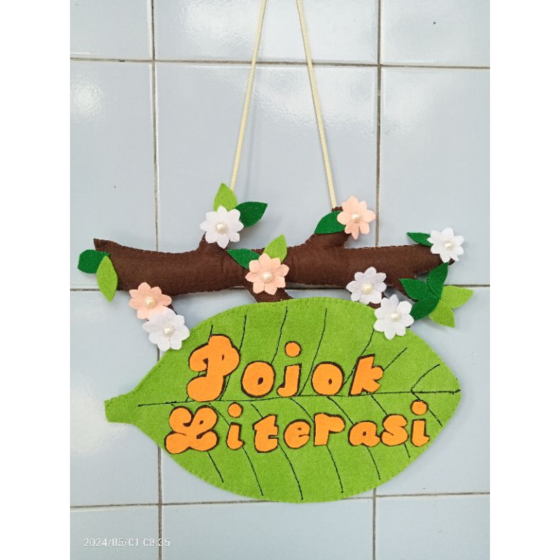 Jual Hiasan dinding kelas prakarya sekolah kerajinan flanel | Shopee Indonesia