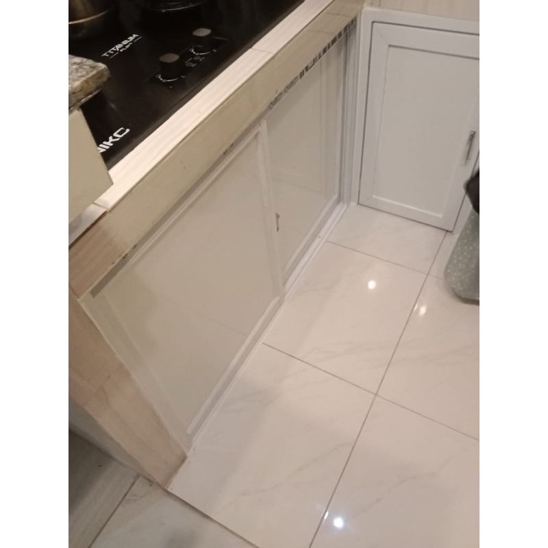 Jual PINTU SLIDING MEJA BAWAH DAPUR ALUMINIUM | Shopee Indonesia