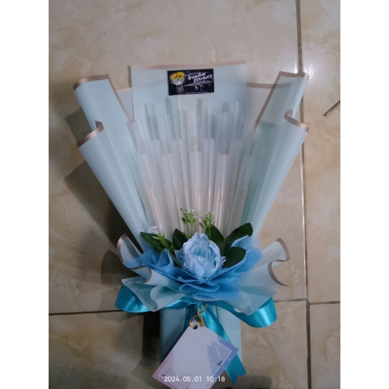 Jual Buket uang kosong BENTUK ROLL, Buket wisuda, Buket Hadiah ulang ...