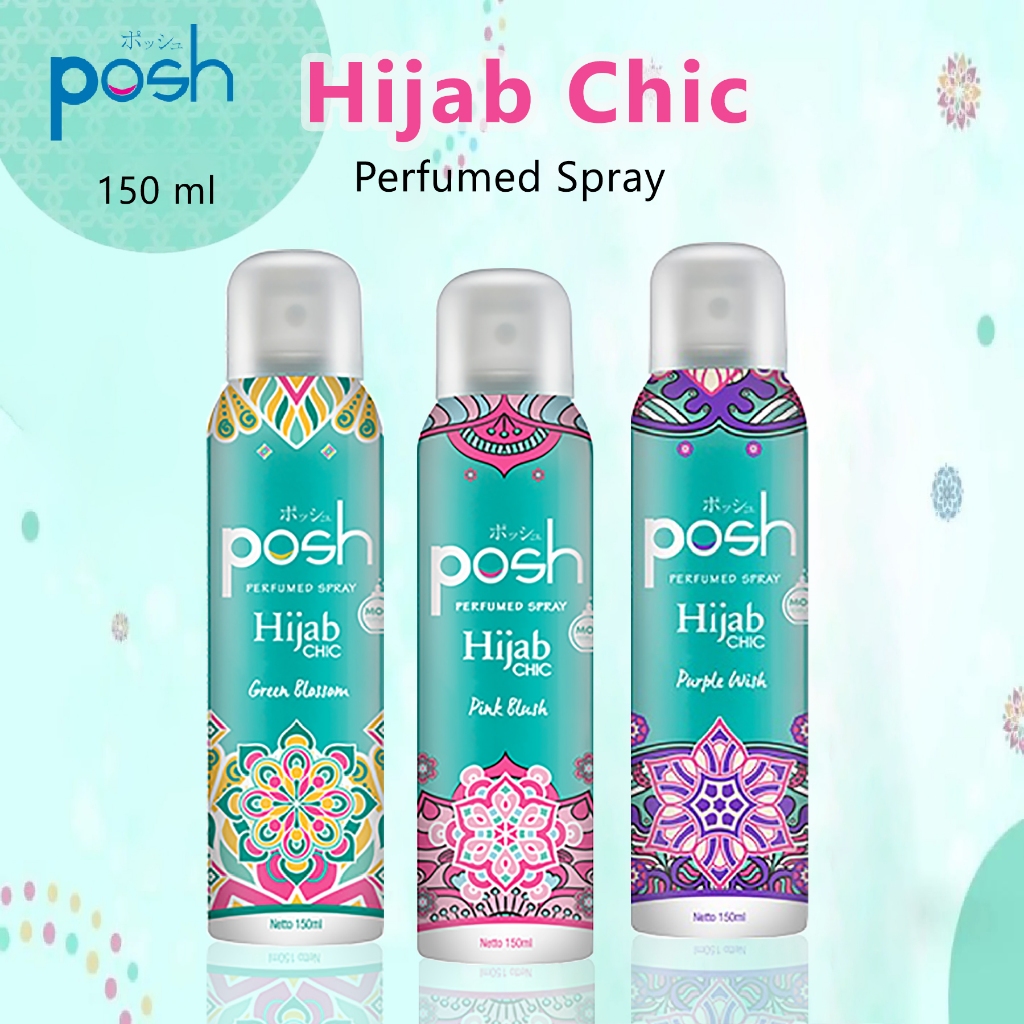 Jual Posh Perfumed Spray Hijab 150 ml - Parfum Wanita | Shopee Indonesia