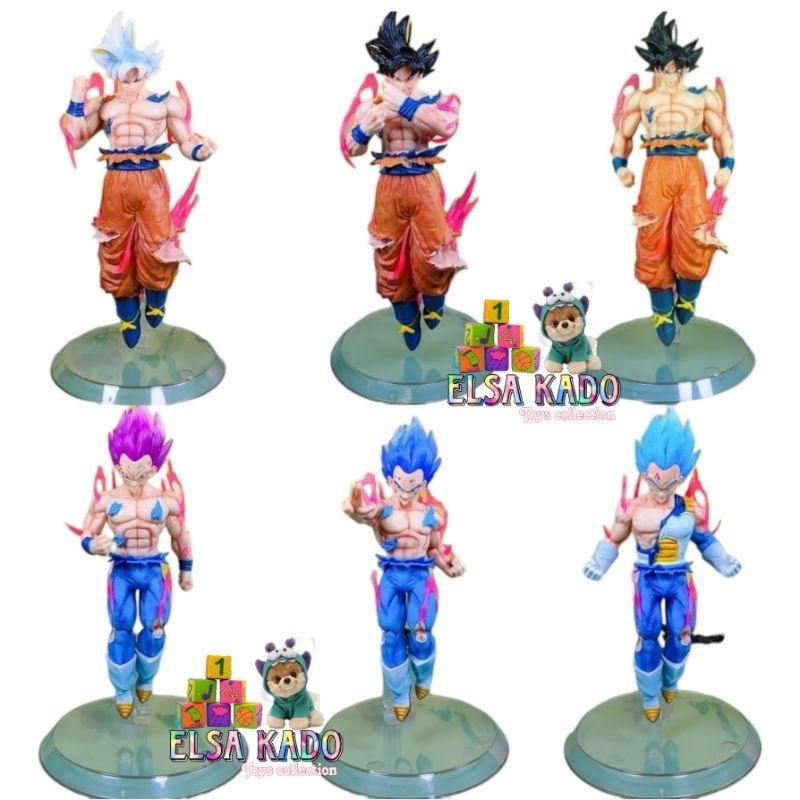 Jual Goku Ultra Instinct Vegeta Ultra Ego Action Figure Dragon Ball Z ...
