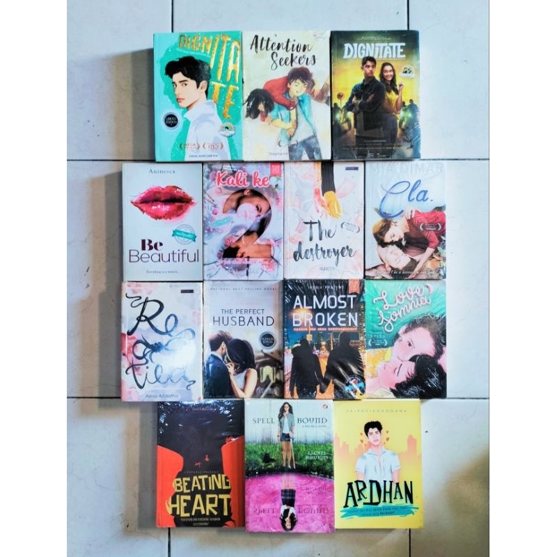 Jual OBRAL BUKU MURAH ORIGINAL BUKU NOVEL REMAJA / NOVEL ROMANCE / BUKU CERITA REMAJA / NOVEL ...