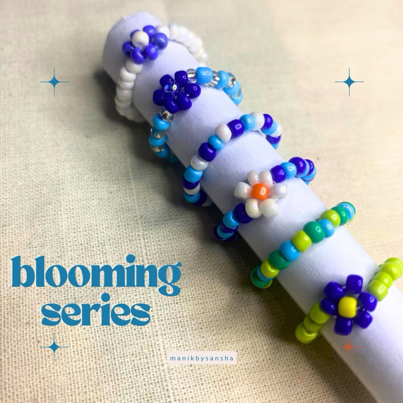 Jual CINCIN BUNGA BLOOMING SERIES MANIK BUNGA DAISY KOREAN STYLE KPOP ...