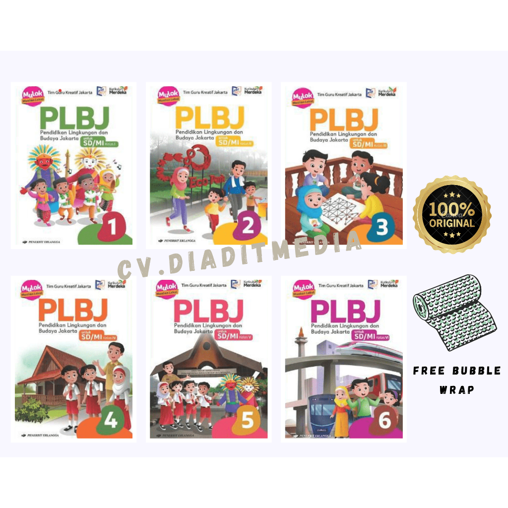 Jual Buku PLBJ Kelas 1,2,3,4,5 SD/MI Kurikulum Merdeka - Erlangga | Shopee Indonesia