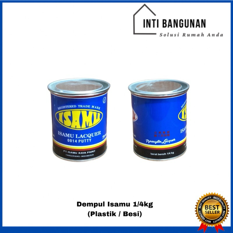 Jual Dempul Isamu 250gr 1/4kg 1/4 kg Besi / Kayu / Mobil / Motor Dempul ...