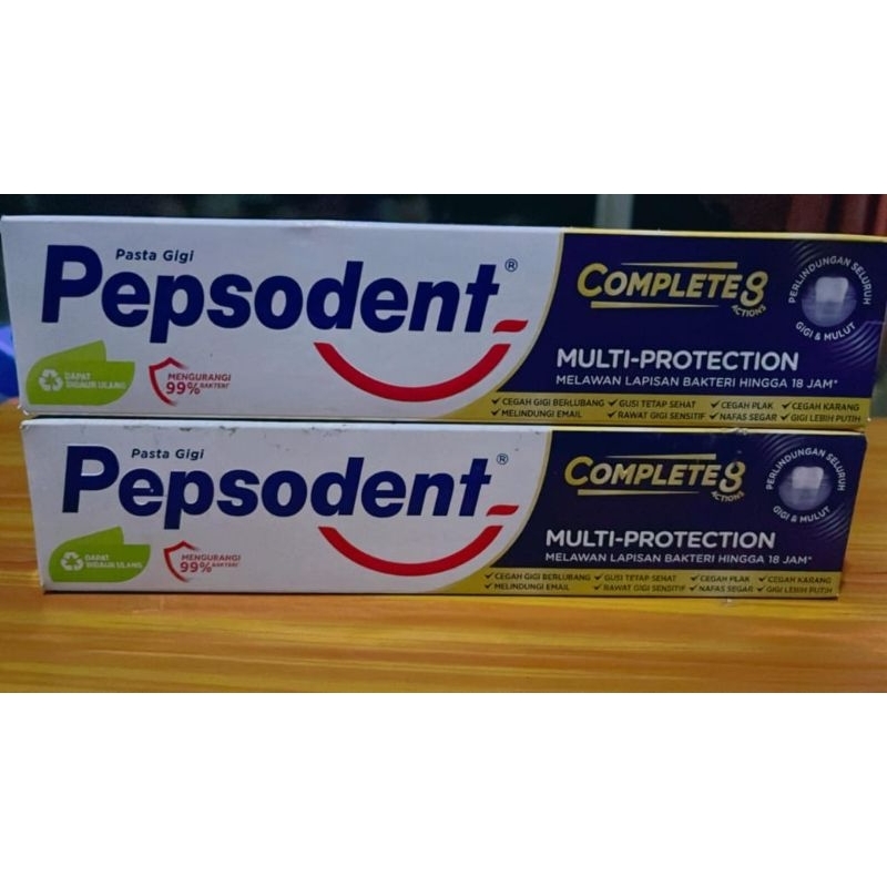 Jual Pepsodent complete 8 multi protection 150g | Shopee Indonesia