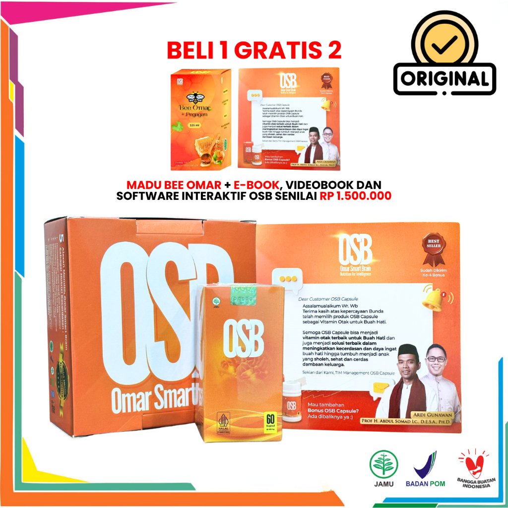 Jual OSB Vitamin Otak Omar Smart Brain Vitamin Otak Anak & Dewasa ... Jual OSB Vitamin Otak Omar Smart Brain Vitamin Otak Anak & Dewasa ...