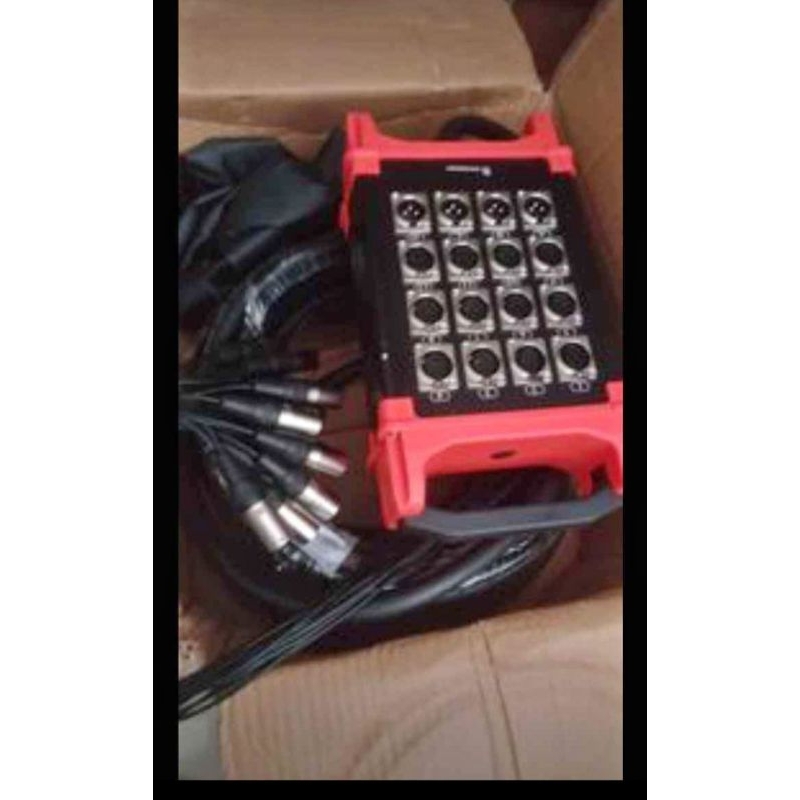 Jual kabel snake 16 channel 12input 4 output 30 meter soundqueen 1243 ...