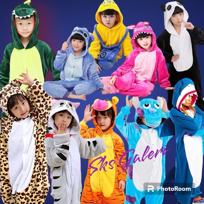 Jual ART Q38W Baju Kostum Piyama Tidur Cosplay Anak Laki Laki Perempuan ...