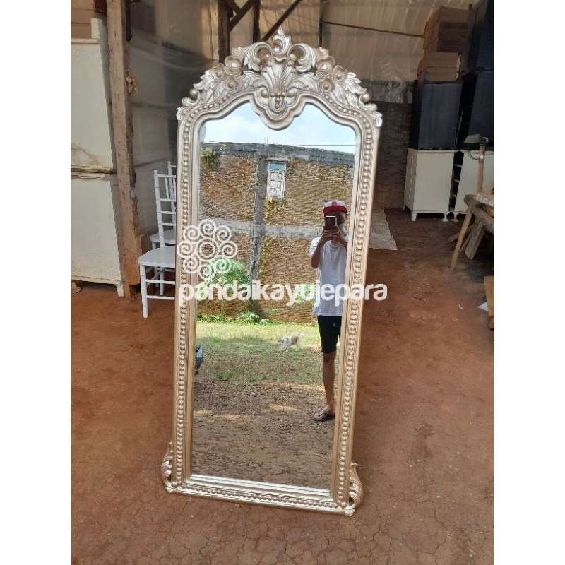 Jual standing mirror sign wedding, kaca dekorasi pelaminan (bahan kayu ...