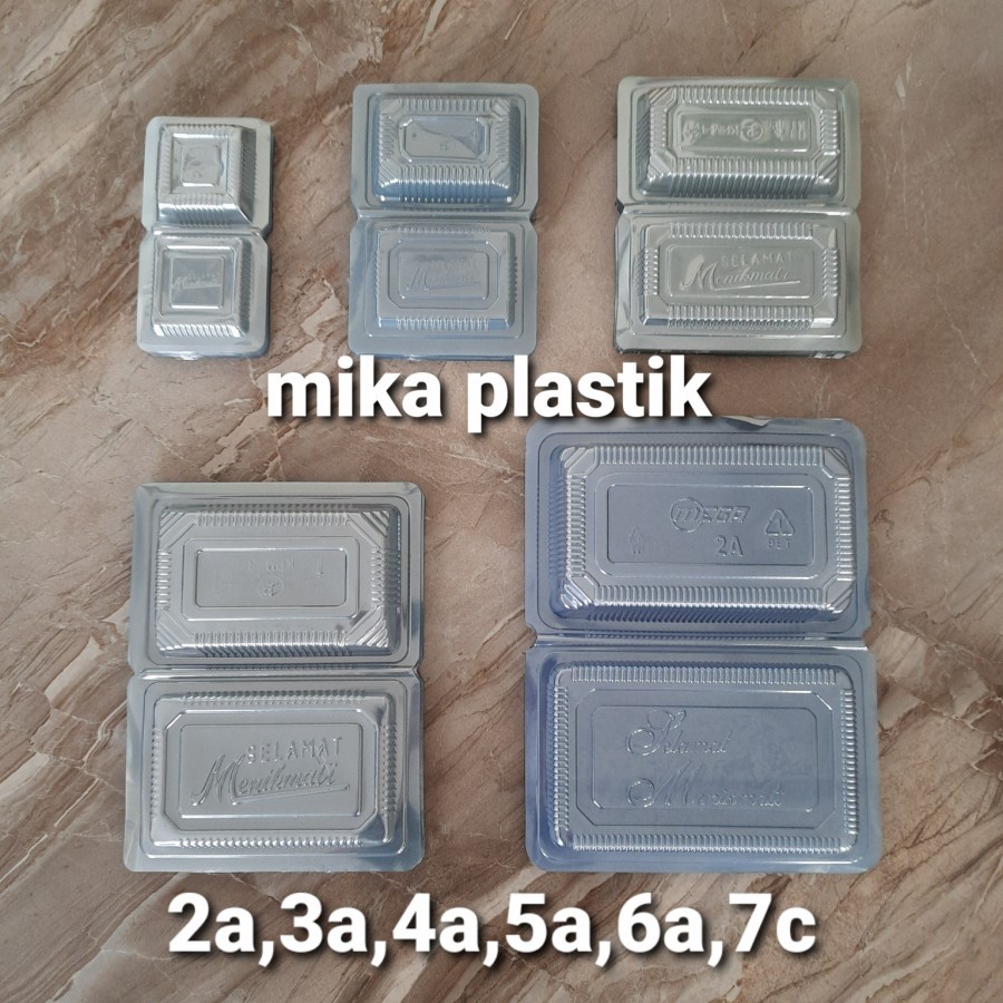 Jual mika plastik/mika nasi uduk/kue uk.2a,3a, 4a, 5a, 6a, 7c, mika ...