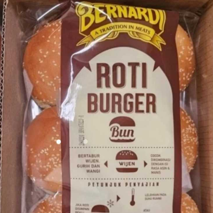 Jual Roti burger Wijen bernardi isi 6 pcs | Shopee Indonesia