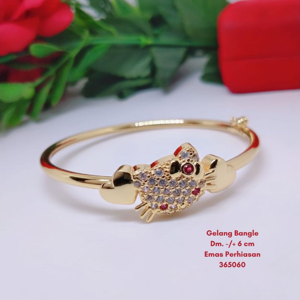 Jual Gelang Tangan Bangle Wanita Titanium Xuping Perhiasan Aksesoris ...