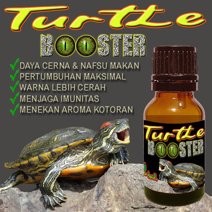 Jual TURTLE BOOSTER OBAT PENCERNAAN KURA-KURA AIR TURTLES RES BRAZIL KURA AMBON DAMER ...