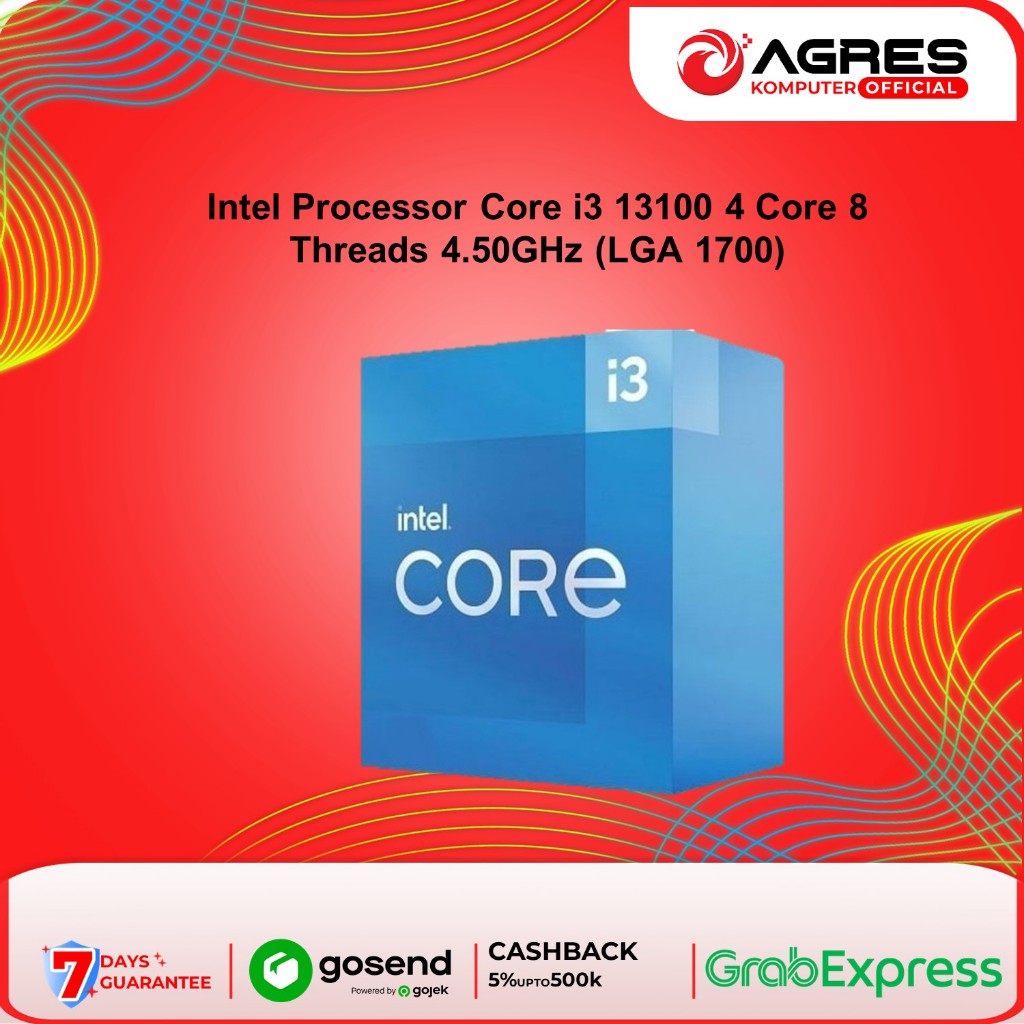 Jual Intel Processor Core i3 13100 4 Core 8 Threads 4.50GHz (LGA 1700 ...